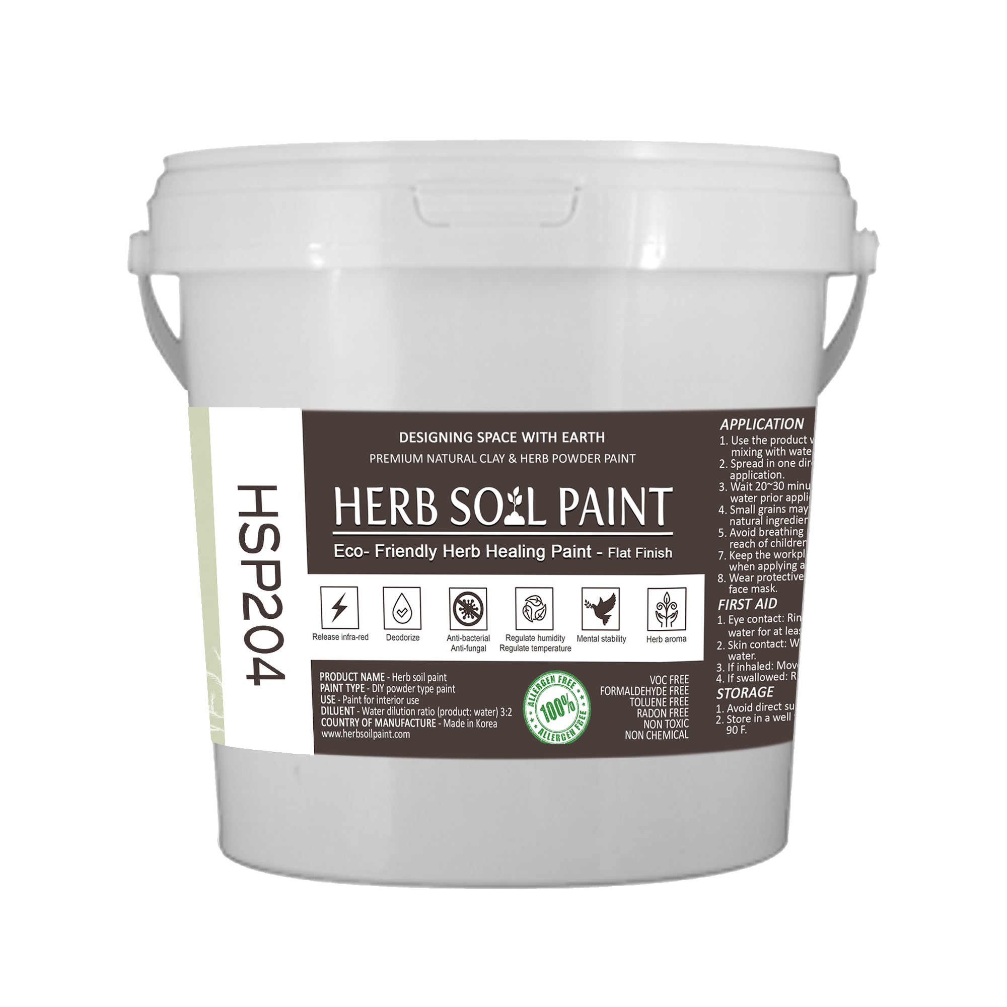 [ HERB SOIL PAINT ] Non-Toxic Eco-Friendly Organic Paint made with ...